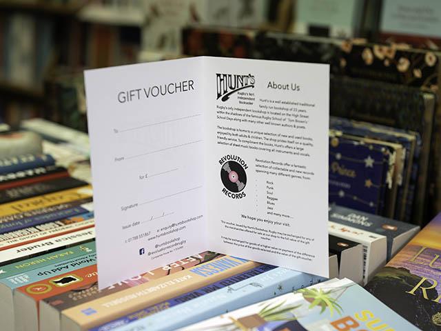 Hunt's Bookshop's In Store Gift Card